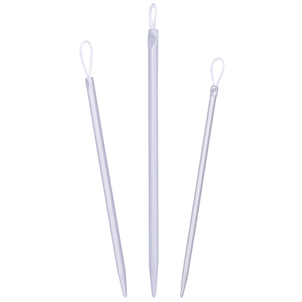 3 Pcs Sewing Pins Safety Drawstring Threader Needles Yarn Threader Hand ...