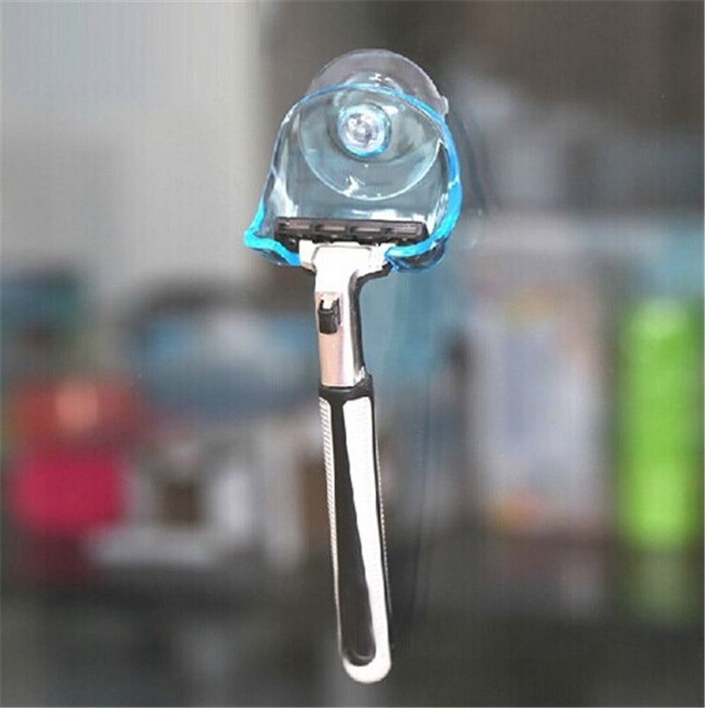 3 Pcs Shaver Holder with Strong Suction Cup - Space Saving Bathroom ...