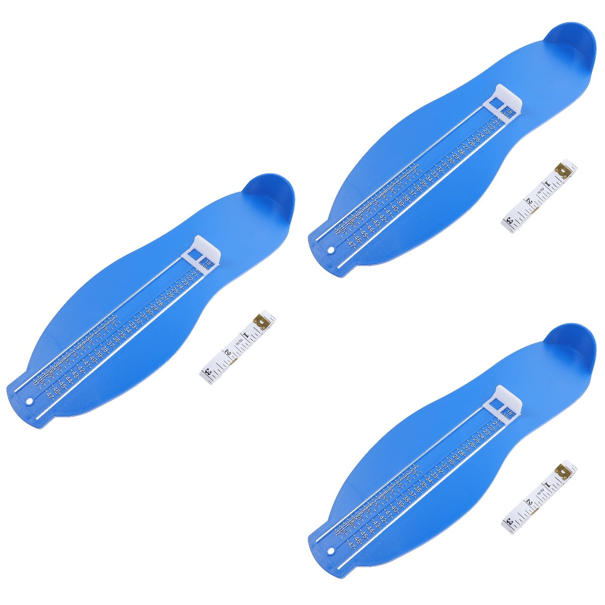 3 Pcs Shoe Measuring Device Foot Size Measurement - Walmart.com