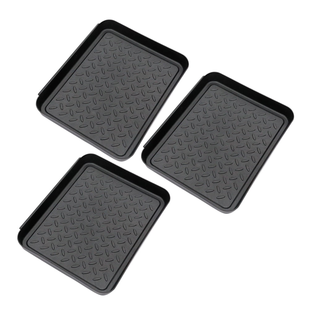 3 Pcs Shoe Shelfs Shoe Racl Hallway Shoes Tray Shoe Mats for Entryway ...
