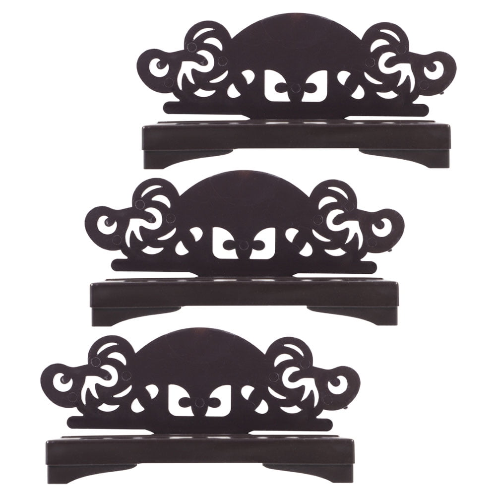 3 Pcs Show Rack Home Decor Fan Holder Folding Fan Bracket Fan Display ...