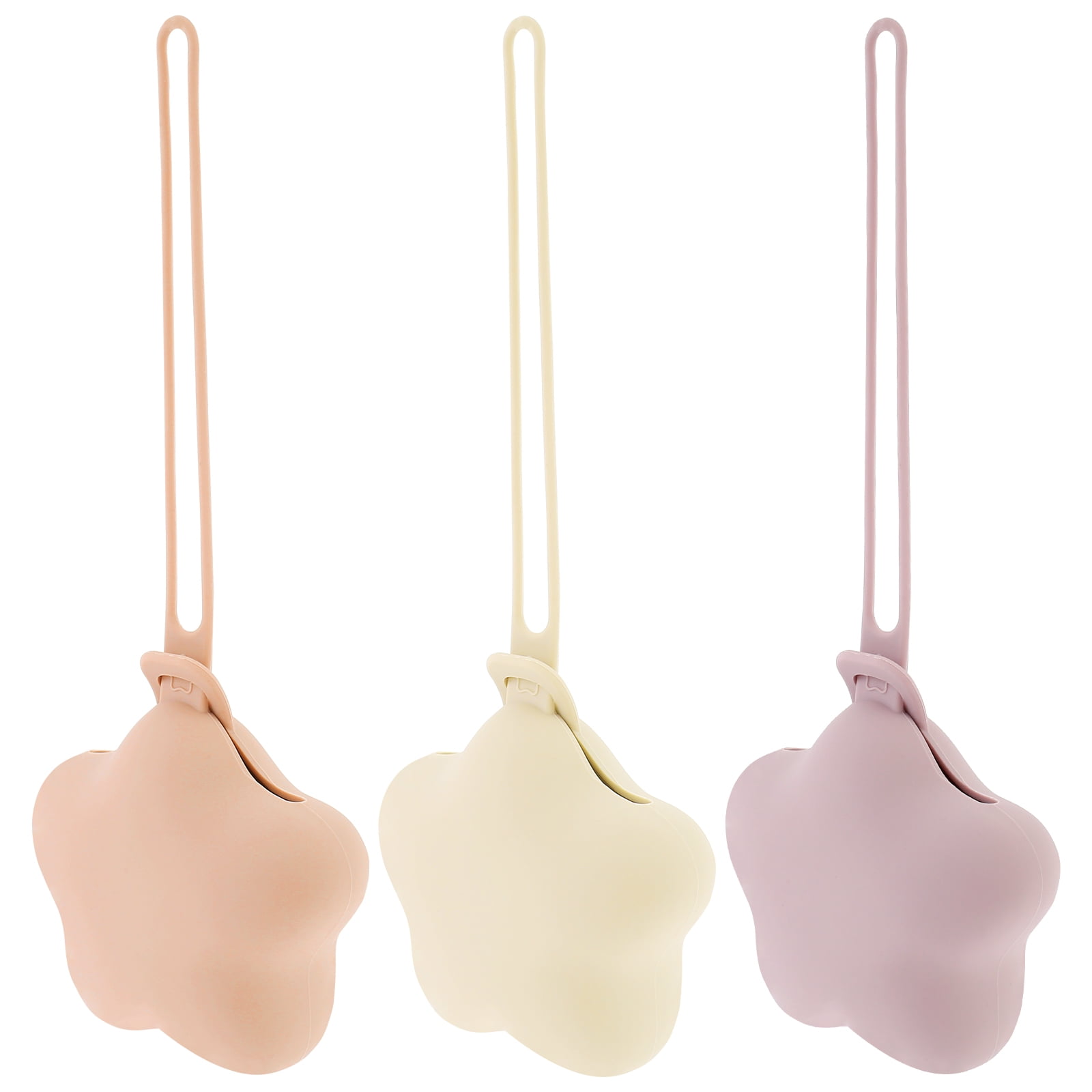 3 Pcs Silicone Pacifier Holder Case Safe and Soft Material Pacifier ...