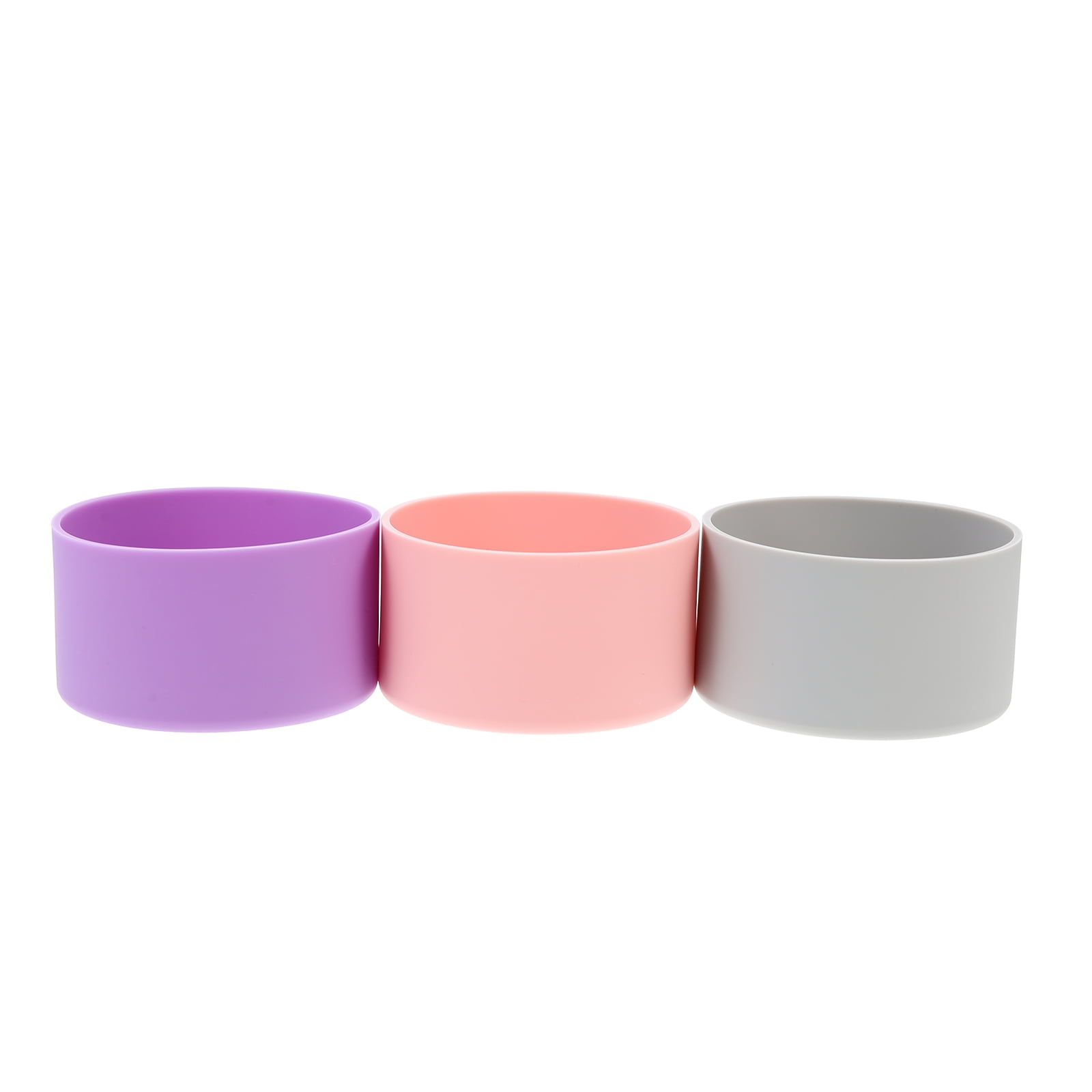 TABLZONE Silicone Bottle Covers, Non- , Assorted Colors, Stylish 3-Pack ...