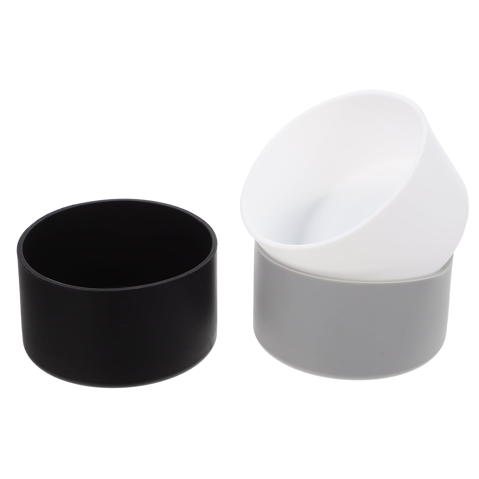 3 Pcs Silicone Spray Bottle Cover Glass Cups Sleeve Sleeves Flexible ...
