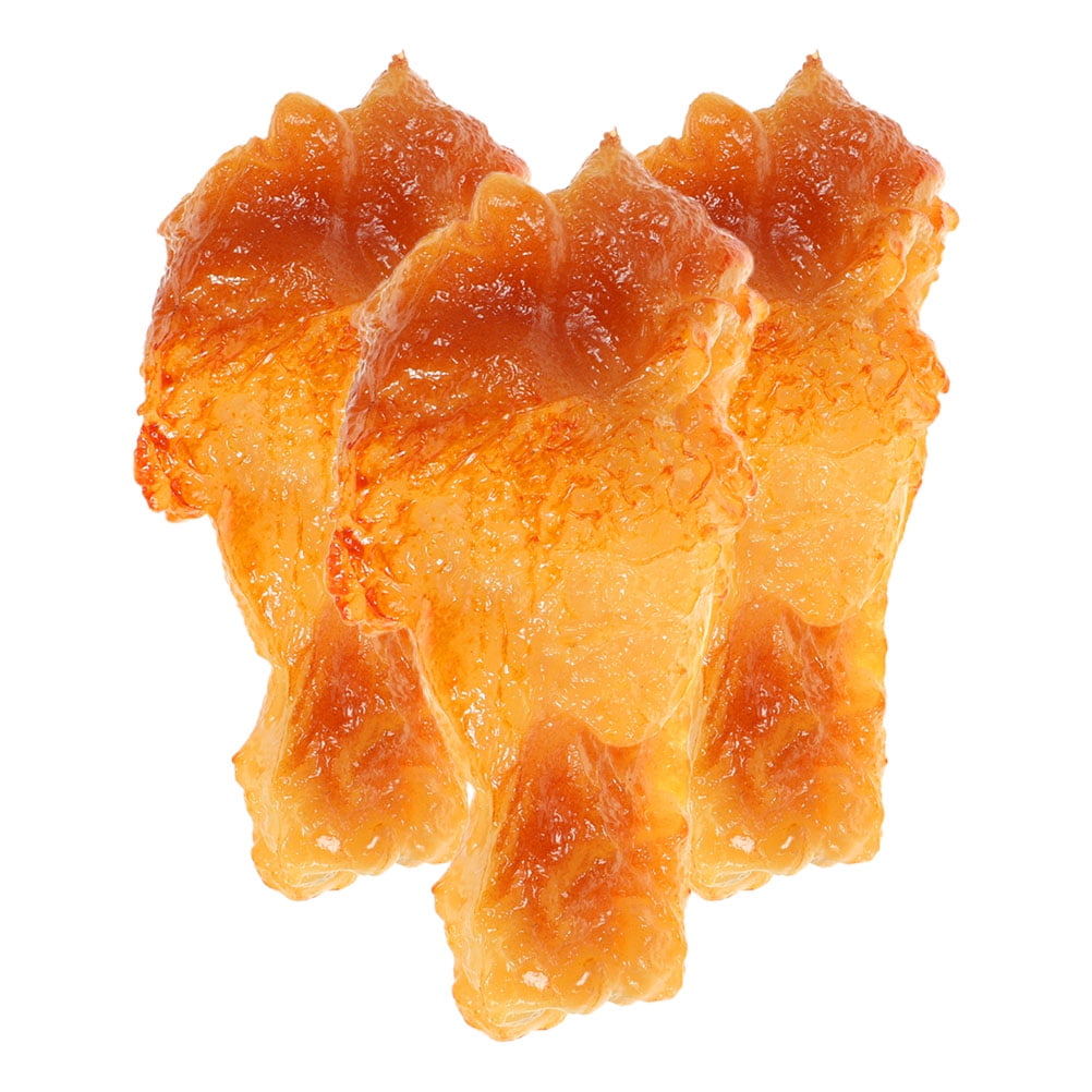3 Pcs Simulation Chicken Legs Chicken Thighs Fake Chicken Fake Food ...