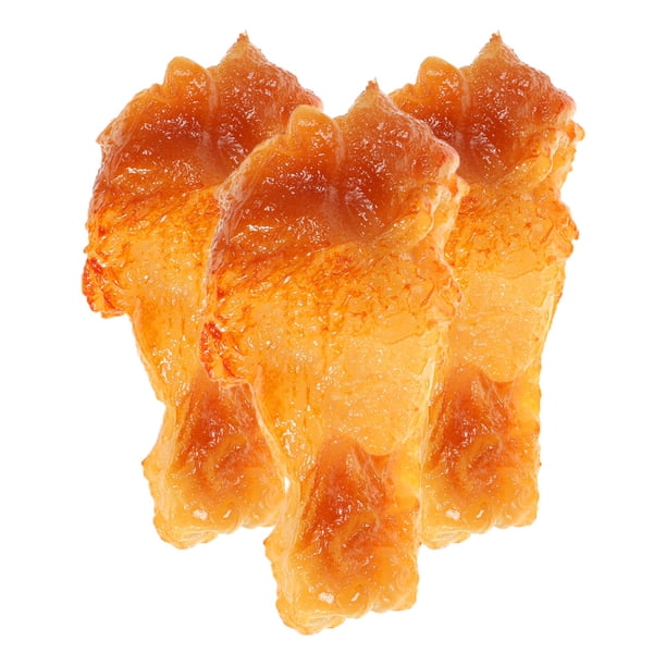 3 Pcs Simulation Chicken Legs Chicken Thighs Fake Chicken Fake Food ...