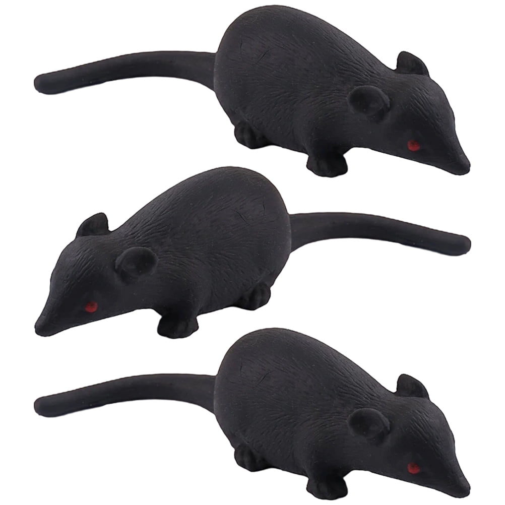 3 Pcs Simulation Mouse Compact Squeeze Toys Children Kids+toys ...