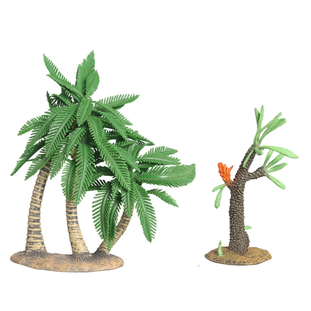 3 Pcs Simulation Tree Garden Decorations Mini Trees for Terrarium Micro ...