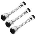3 Pcs Sink Faucet Sprayer Attachment Movable Kitchen Rotatable Tap