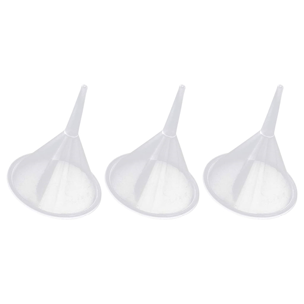 3 Pcs Small Funnel Clear Funnel Liquid Transfer Funnel for Perfumes Lab ...