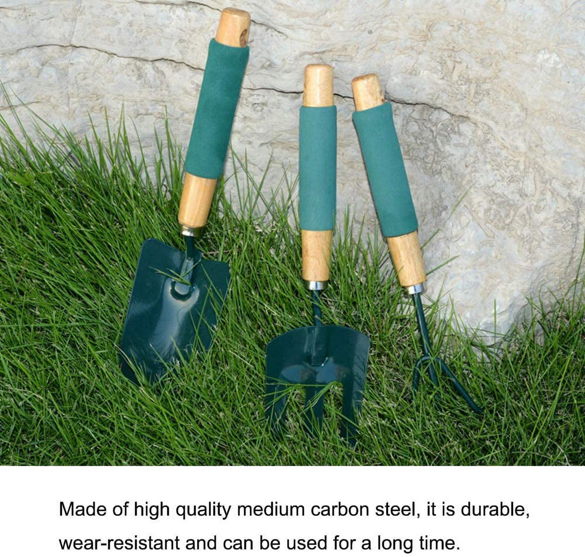3 Pcs Small Garden Tools Set Heavy Duty 1*Garden Hands Shovel Trowel 1 ...