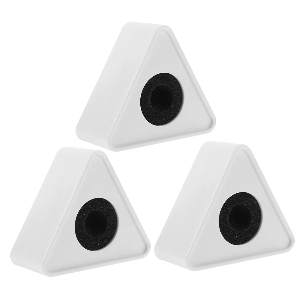 3 Pcs Small Mic Logo Flag Station Triangle Mark Microphone Stations ...