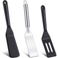 3 Pcs Small Spatula Thin Narrow Silicone Serving Spatula Kitchen ...