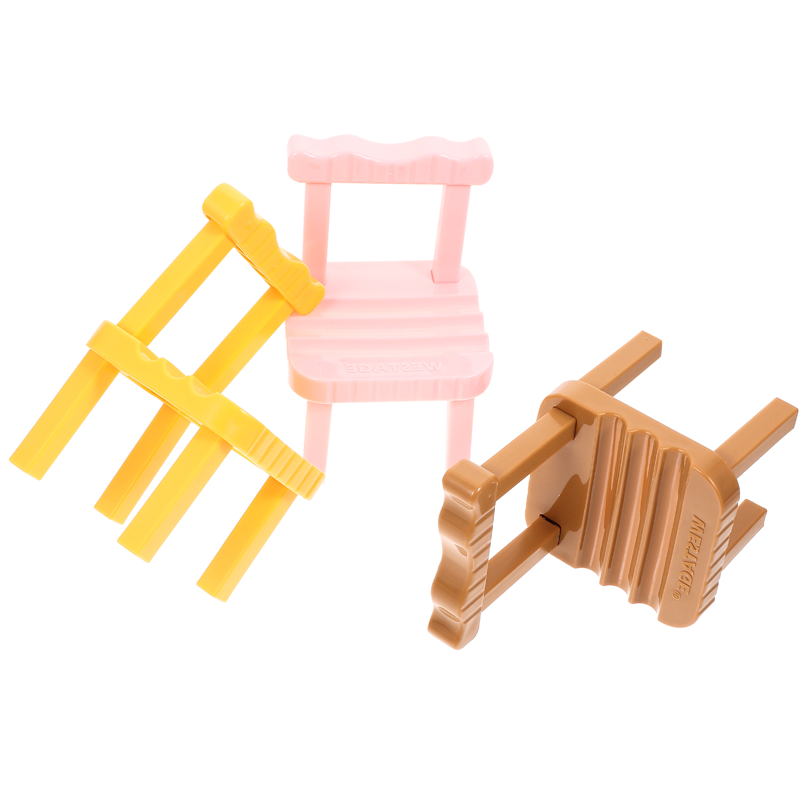 3 Pcs Smartphones Chair Phone Holder Phone Stand for Table Chair Shape ...