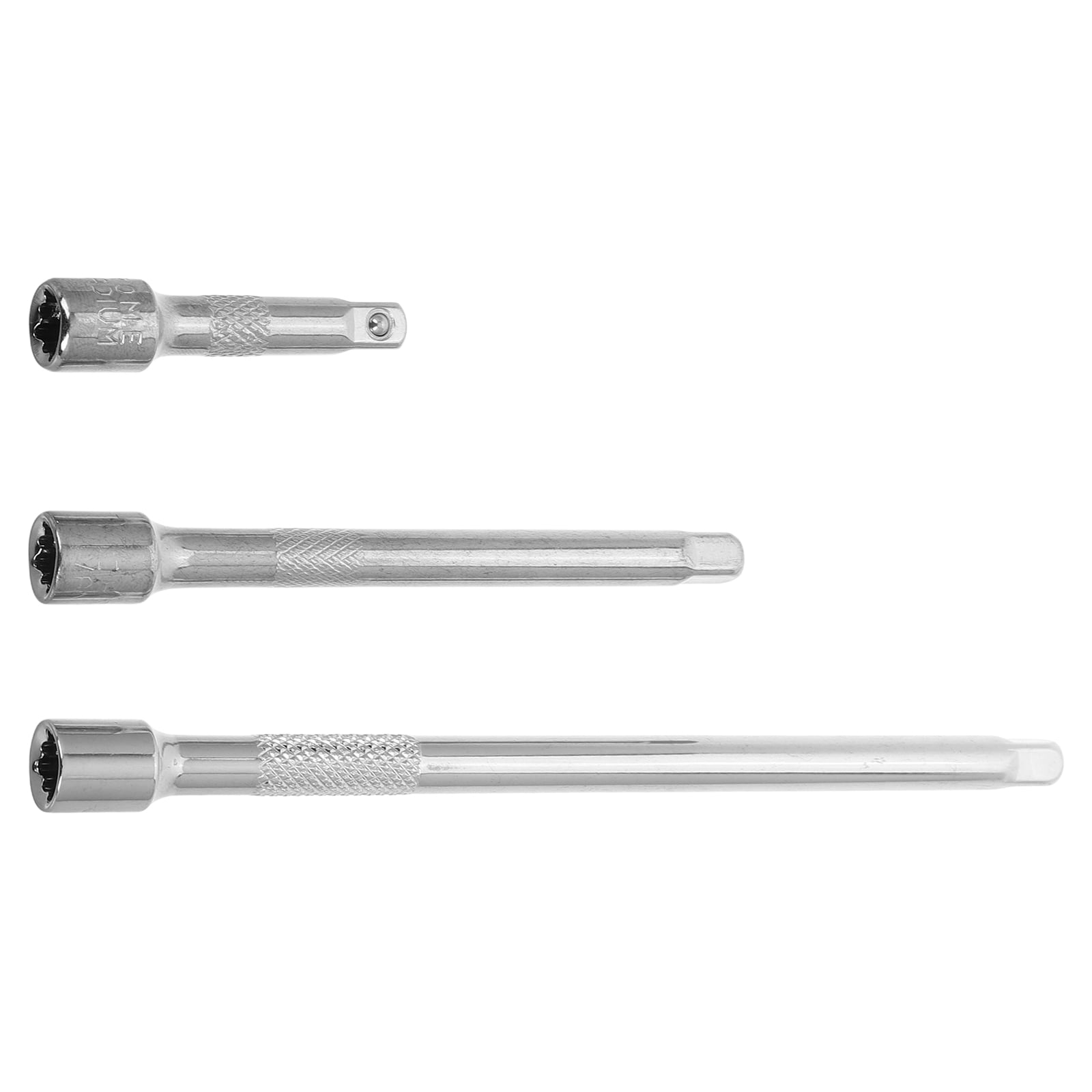 3pcs Extension Rod Set for Socket Wrench Flexible Chrome Vanadium Steel ...