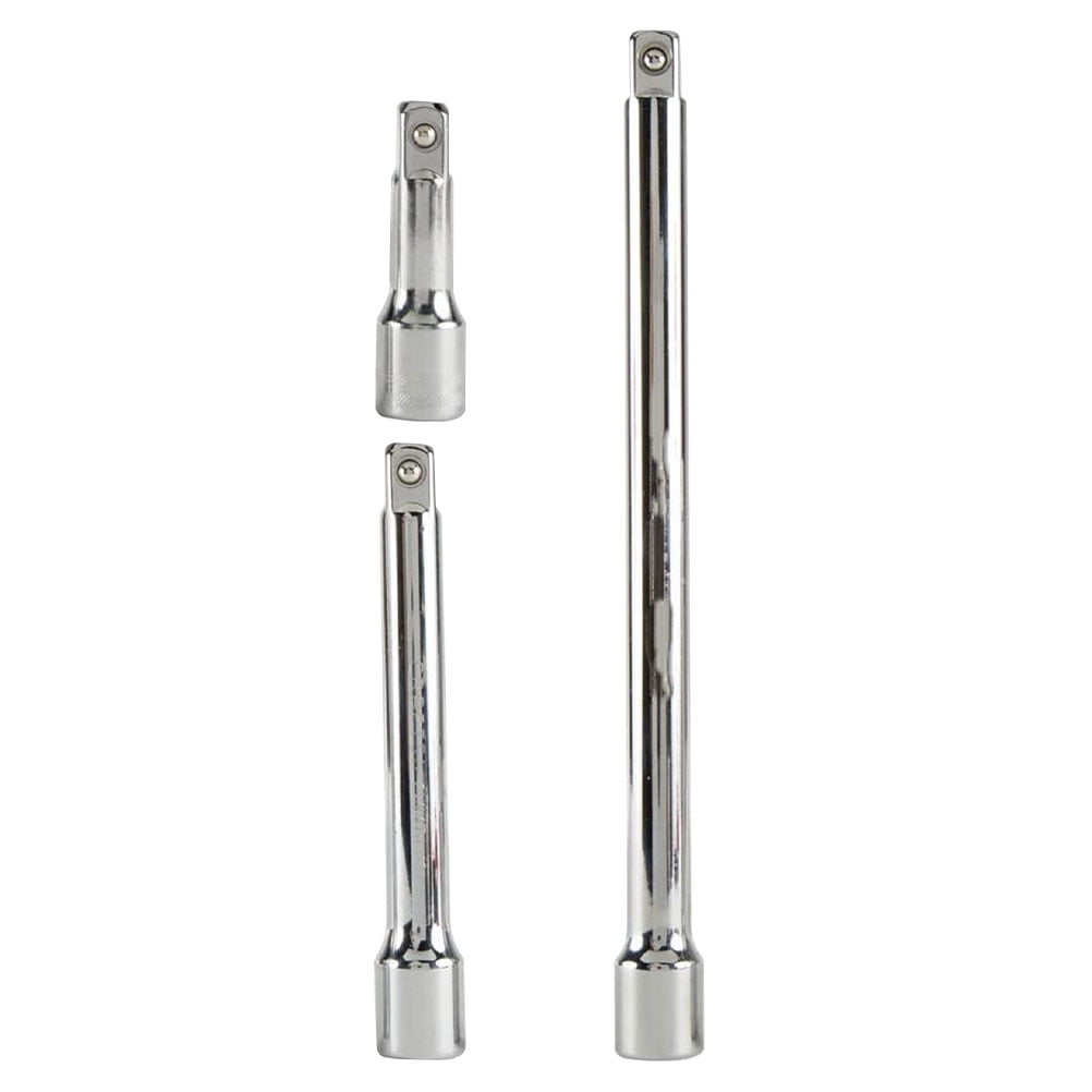 3 Pcs Socket Wrenches Extension Rod Socket Extender Rigid Extension Bar ...