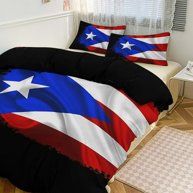 3 Pcs Soft Bedding Set, Includes 1 Duvet Cover with Zipper And 2 Pillow ...