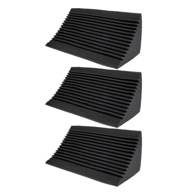 3 Pcs Sound Absorber Block Dampening Wall Gear Shape Foam - Walmart.com