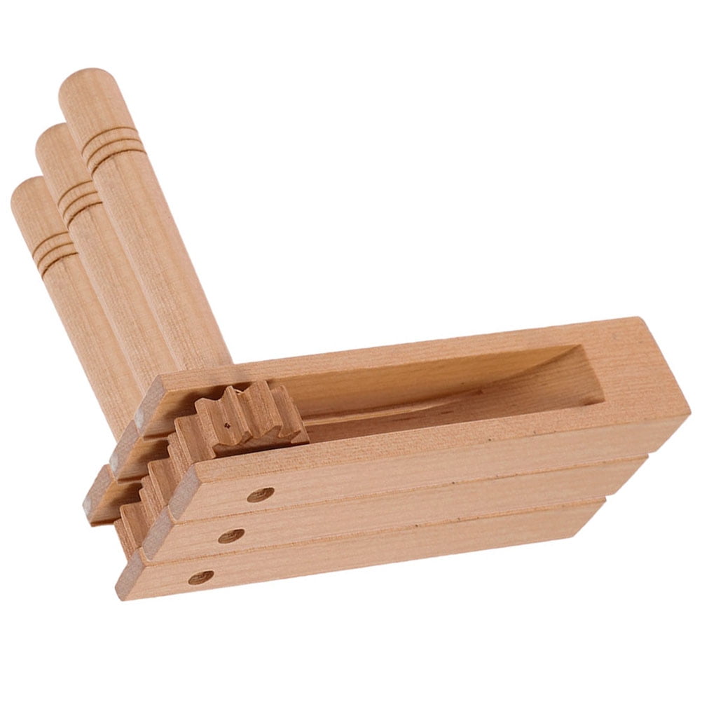 3 Pcs Soundboard Manual Wooden Clapper Educational Toy Castanet with ...