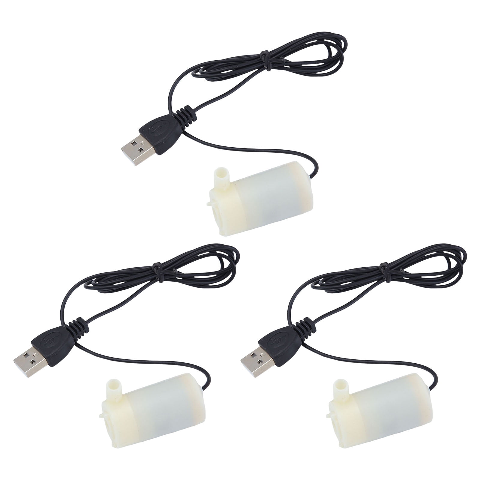 3 Pcs Space Saving Water Pumps USB for Pet Water Dispenser Small Pond ...