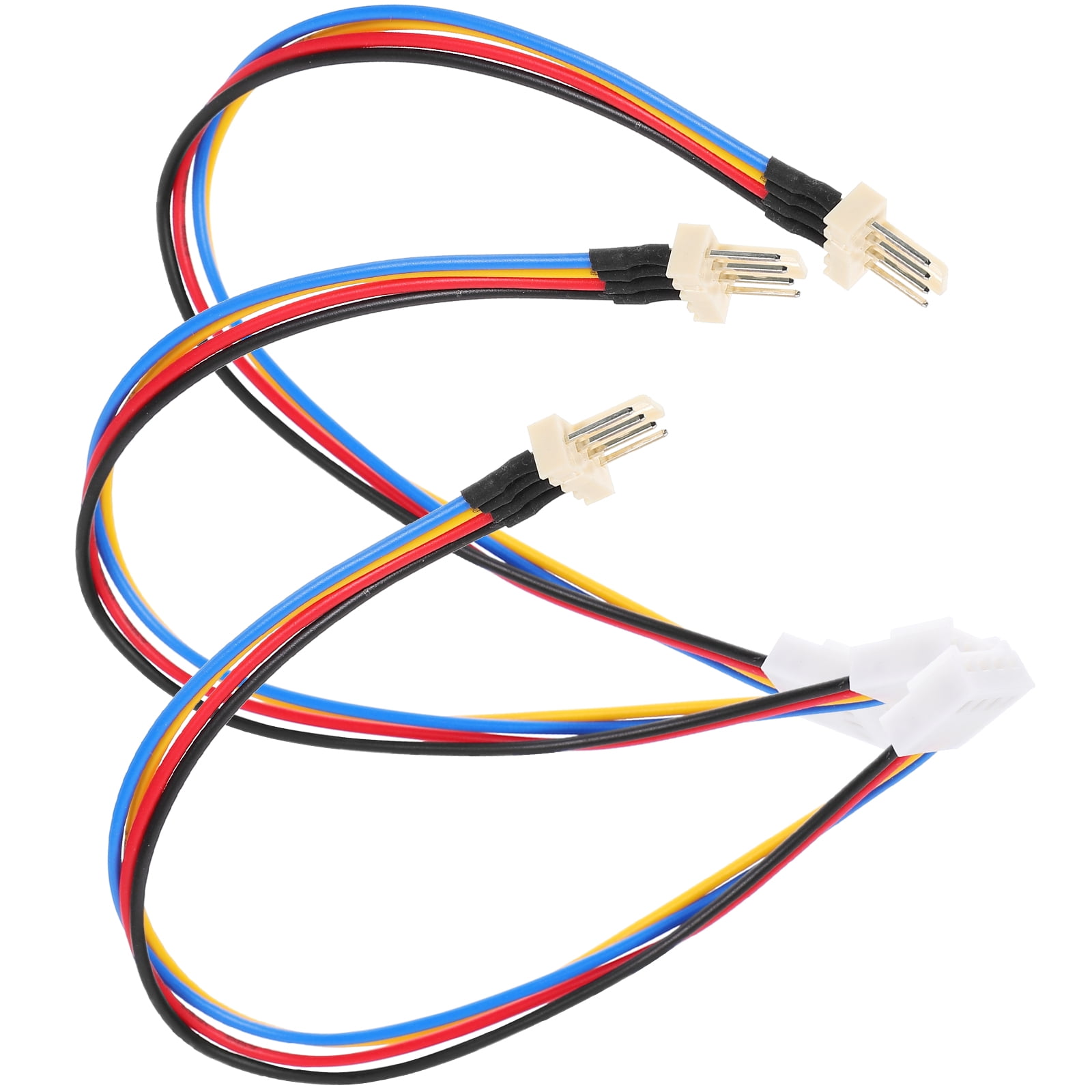 3 Pcs Splitter Cable 4-Pin Cable Fan Power Connector Tachometer Fan ...