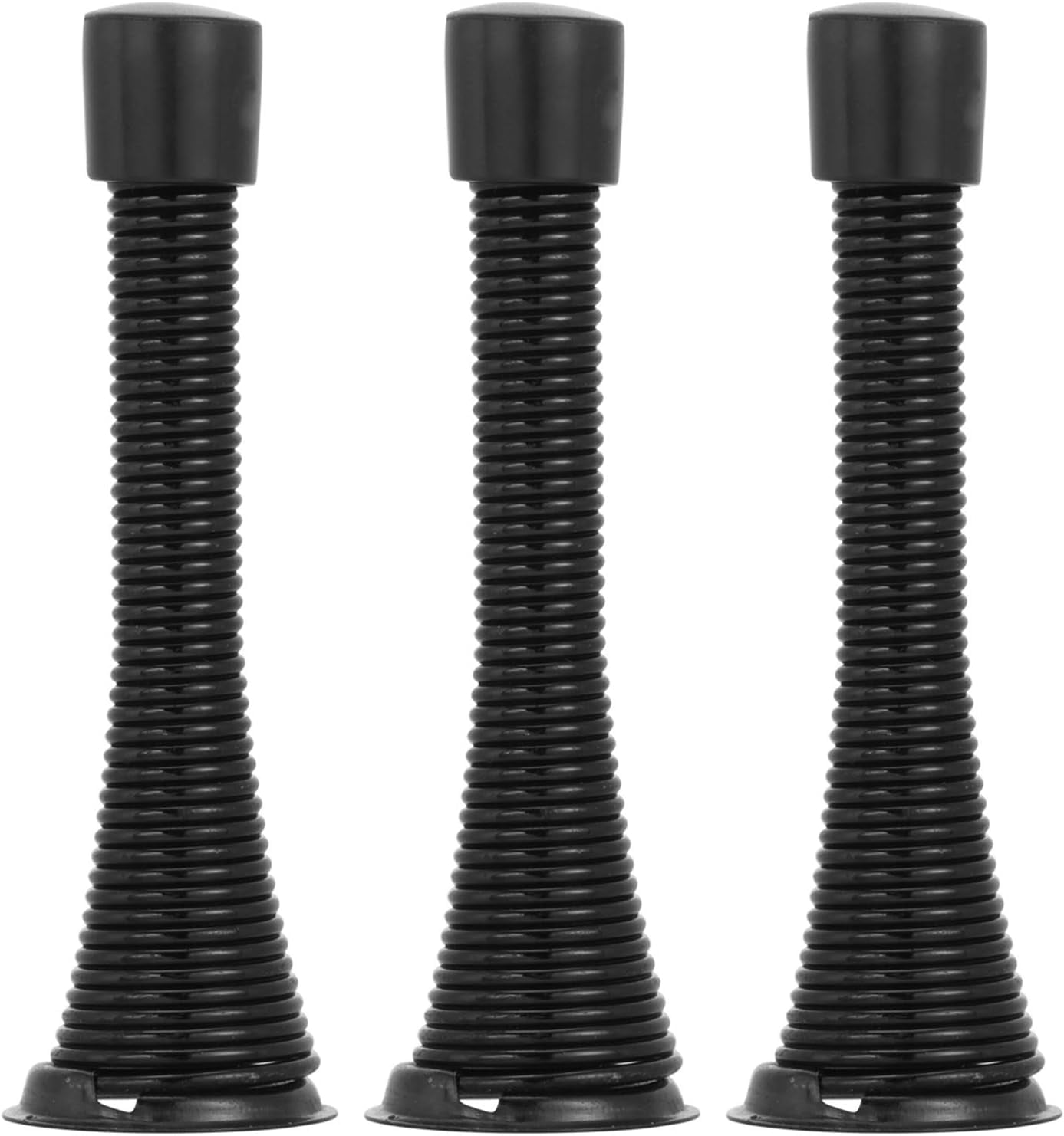 3 Pcs Spring Door Stop Steel Doorstops Wall Mount Doorstop Door ...