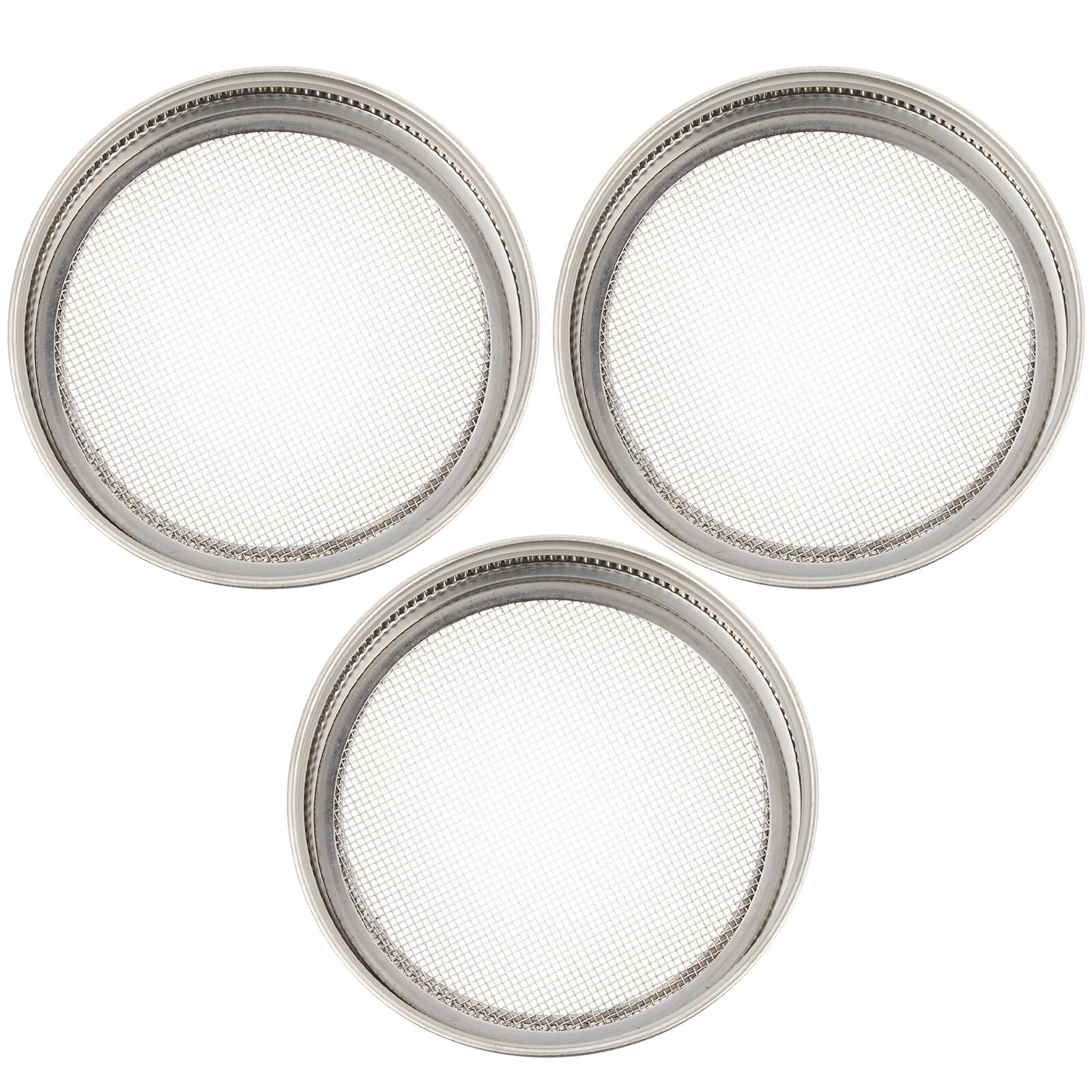 3 Pcs Sprouting Jar Screen Lids Stainless Steel Sprouting Lids for ...