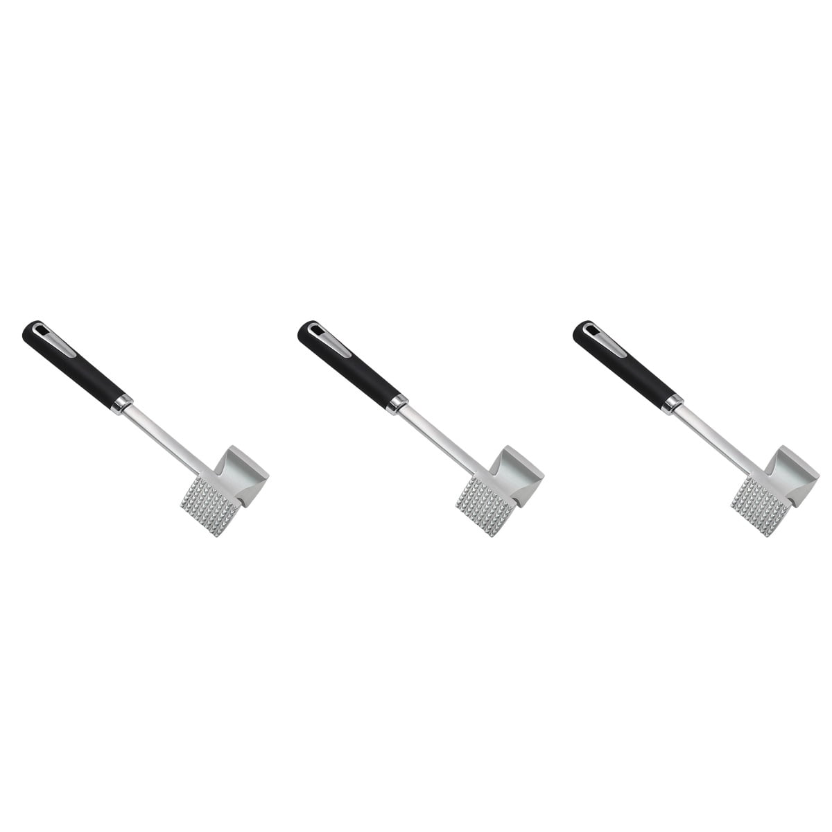 3 Pcs Stainless Steel Beef Hammer Pork Meat Tenderiser Mallet Skillet ...