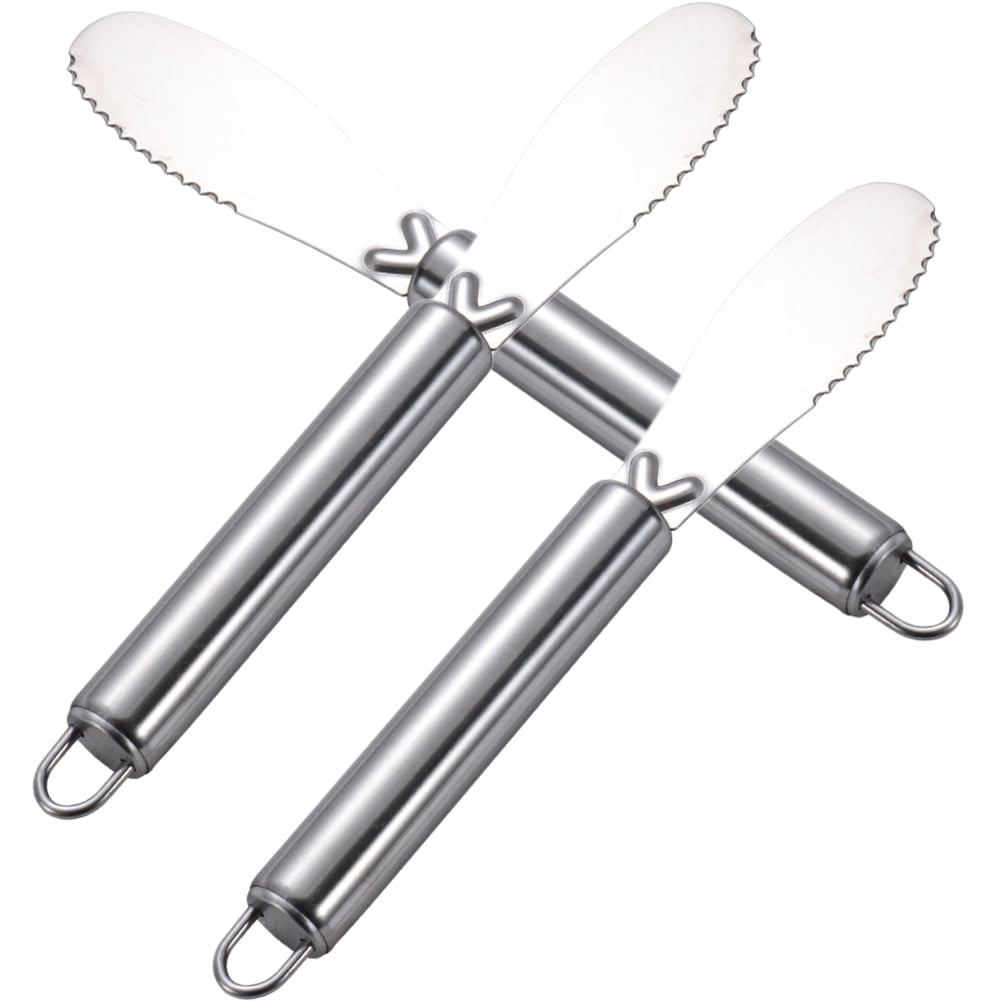3 Pcs Stainless Steel Butter Knife Peanut Tamale Spreader Tool Long Cheese Cutter Spreaders