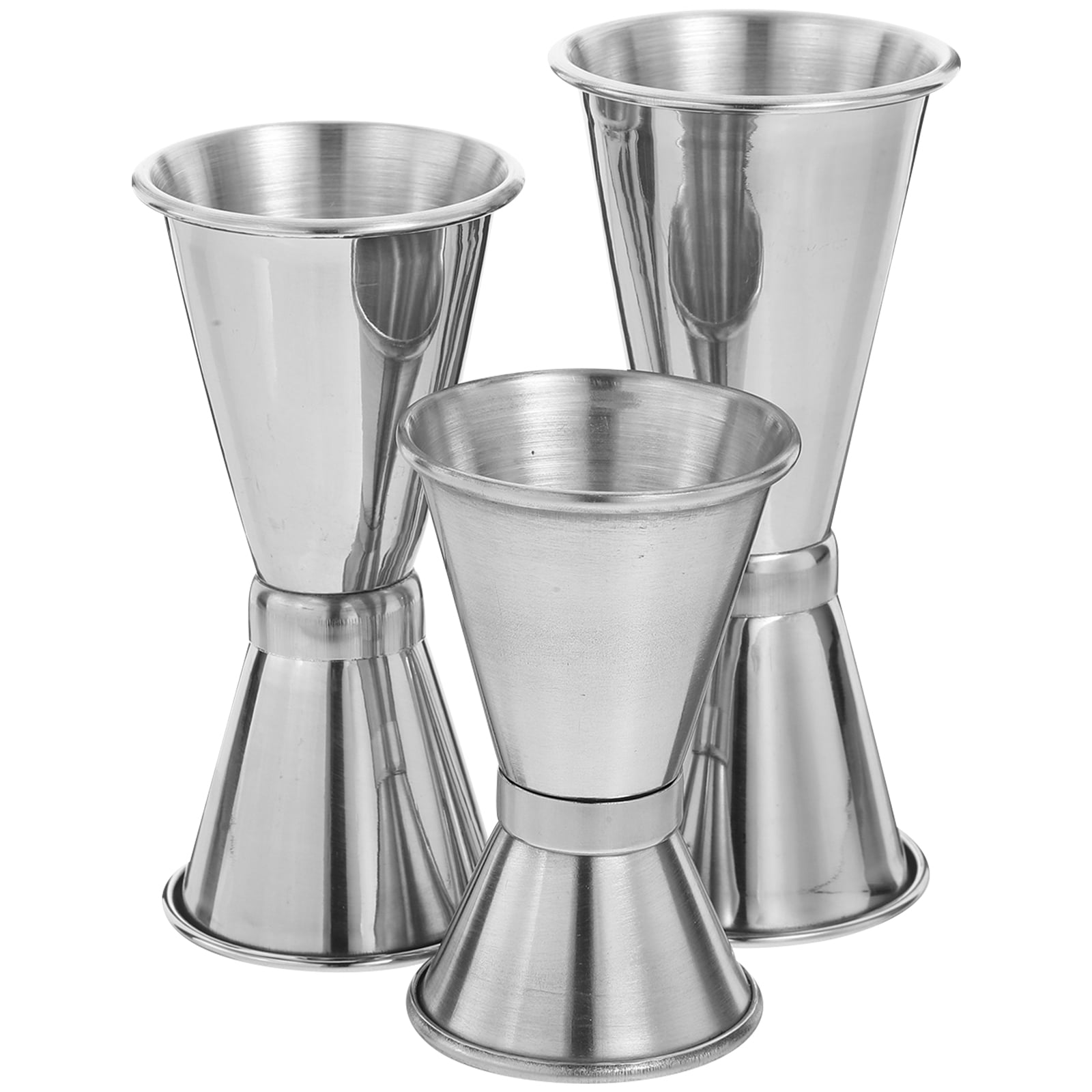 Ingridstore Stainless Steel Mixing Cups, Metal Jigger with Cocktail Shaker - Walmart.com