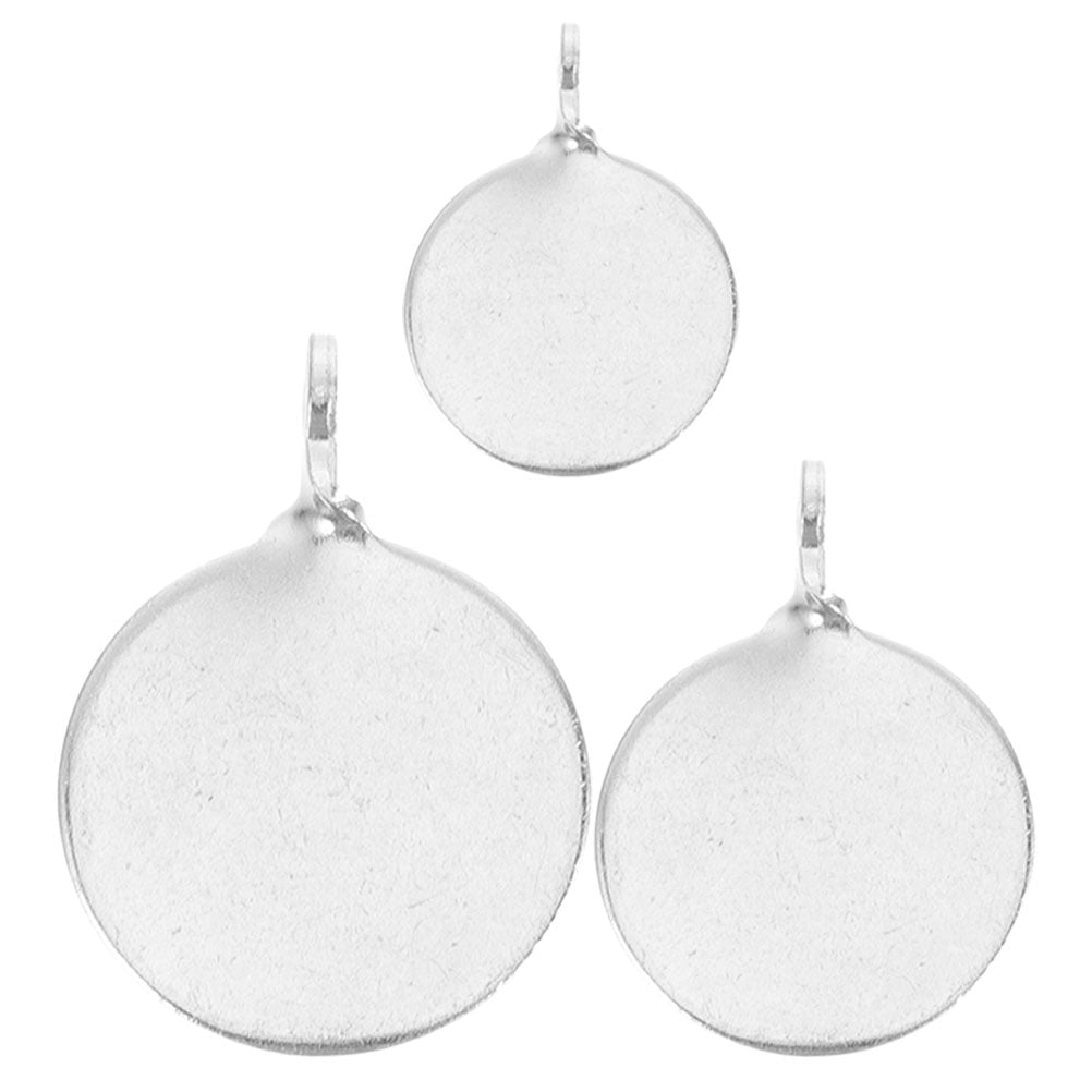 3 Pcs Stainless Steel Target Splatter Hanging Targets Silver - Walmart.com