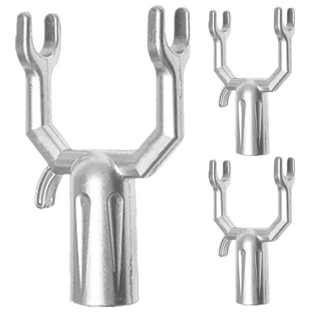 3 Pcs Stake Hanger Reacher Pole Clothes Rail Fork Replacement Equipment ...
