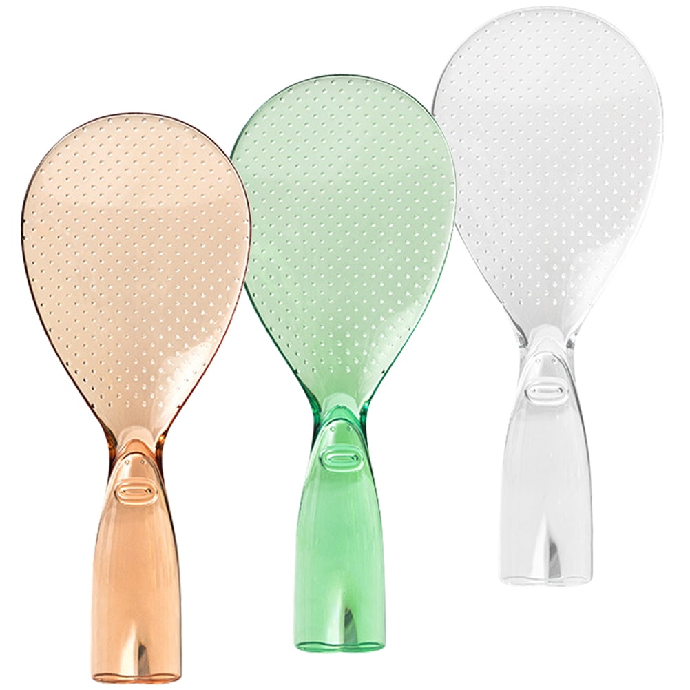 3 Pcs Standable Rice Spoon Plastic Spoons Flatware Kitchen Tableware ...