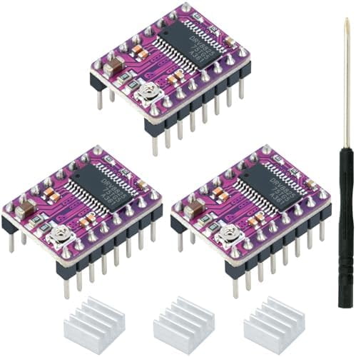 3 Pcs Stepper Motor Driver Module for DRV8825 3D Printer - Walmart.com