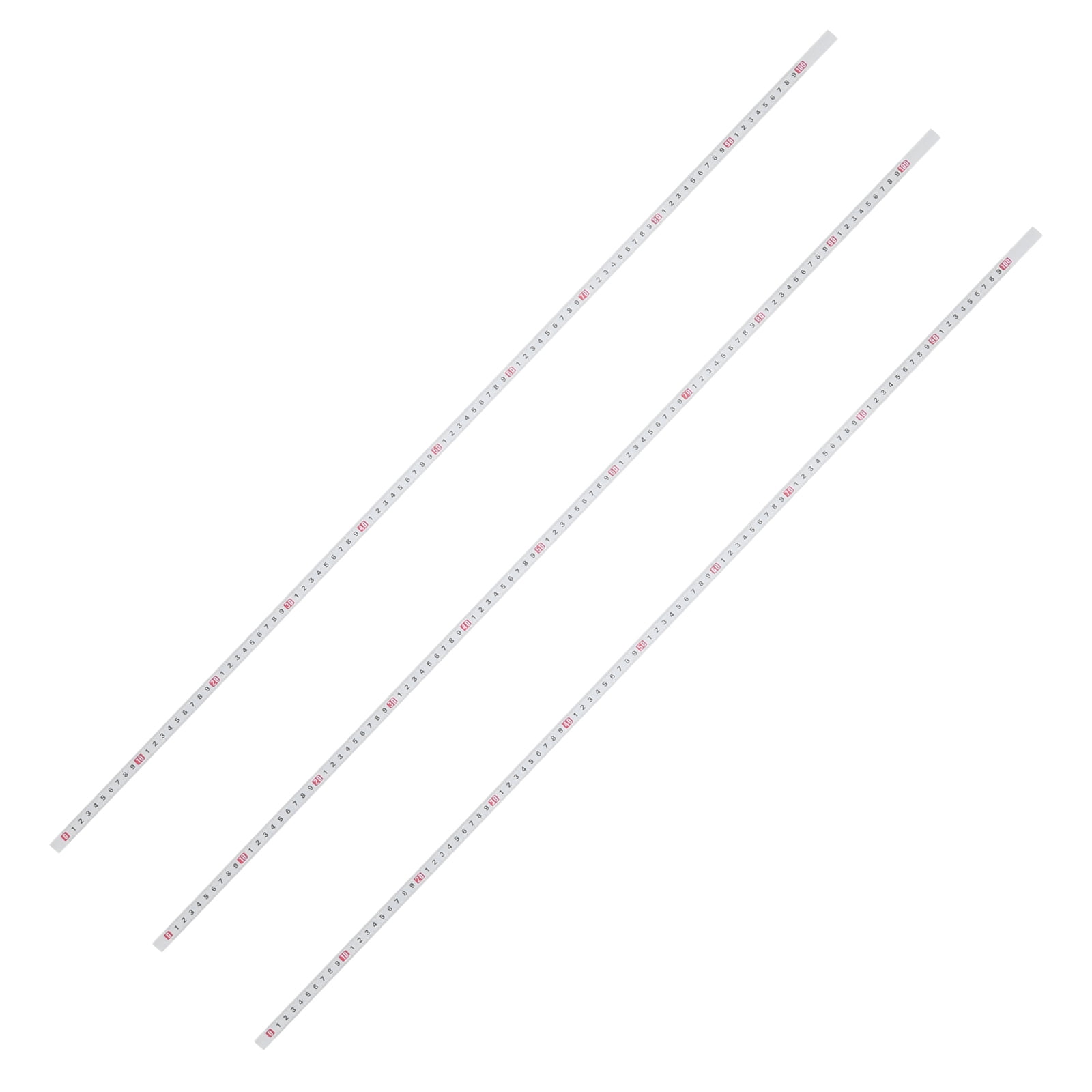 3 Pcs Sticky Ruler Tape Measure Measuring Utensil Measuring Tool Sticky ...