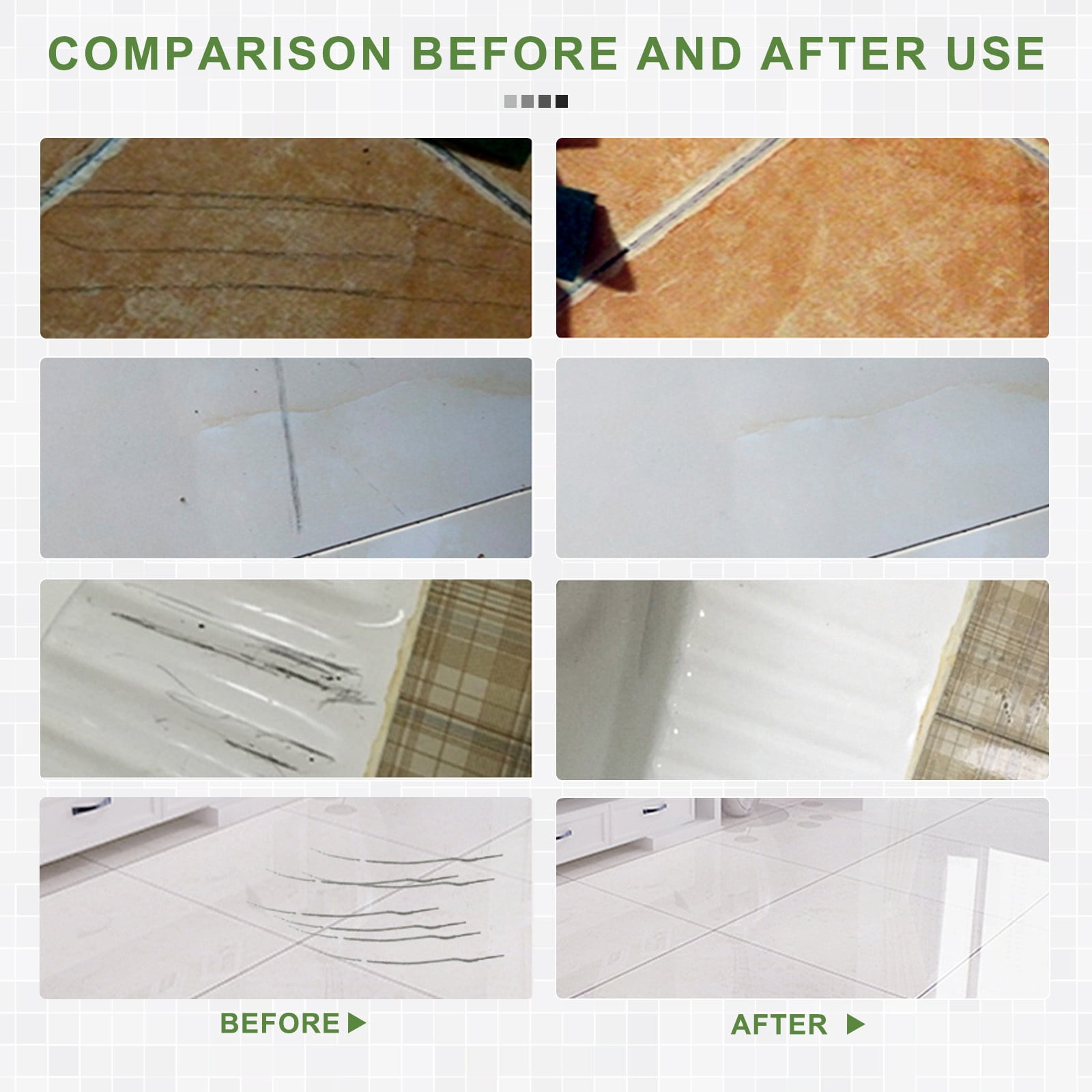 3 Pcs **Stone Tile Polishing Cleaner 100ml - Powerful Degreaser for ...