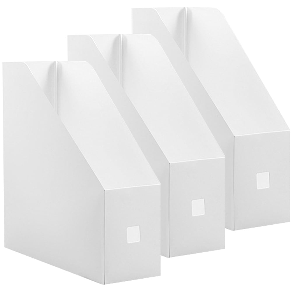 3 Pcs Storage Baskets File Rack Desk Book Holder Document - Walmart.com