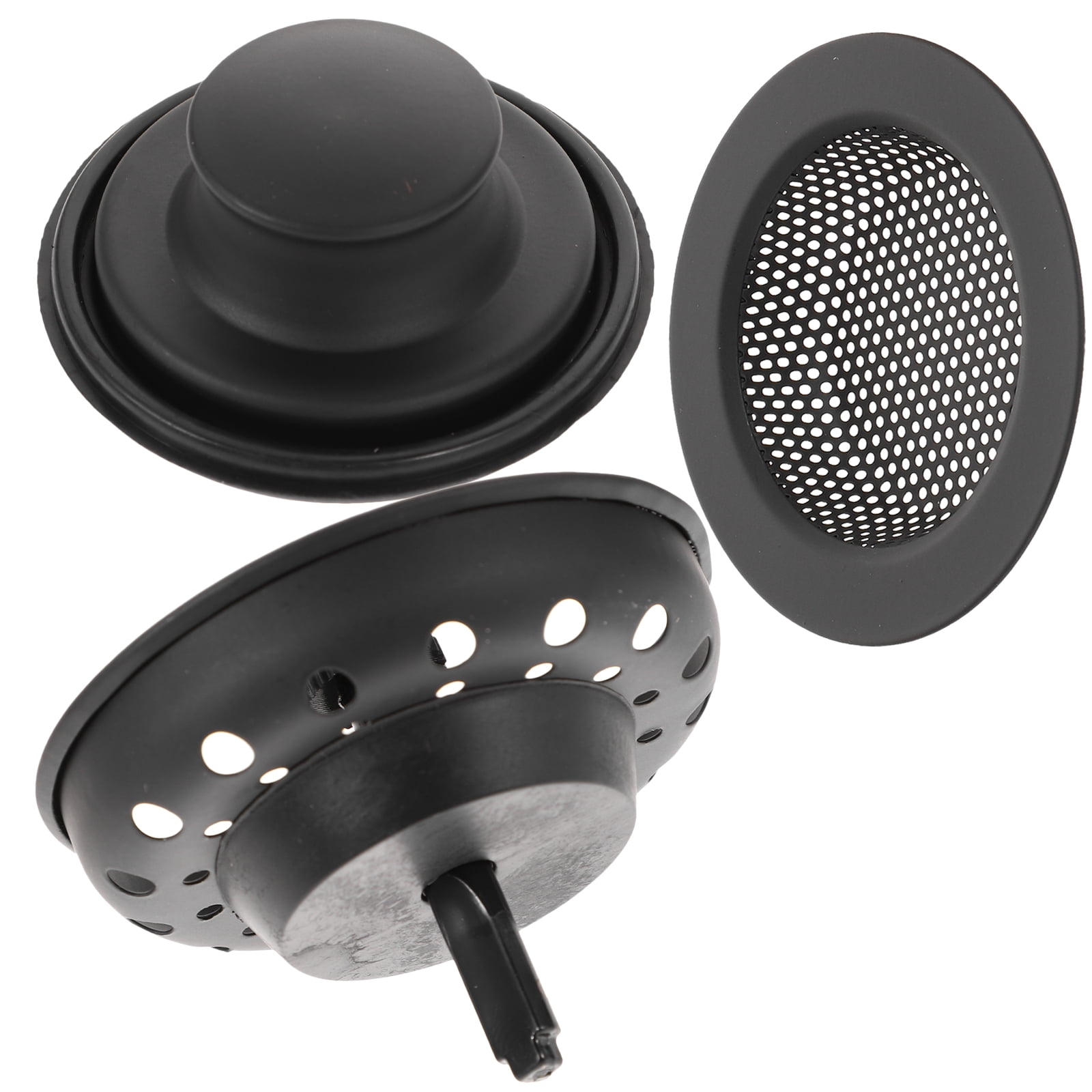 UPGRATOR Garbage Disposal Accessories Black 3Pcs 4.3x4.3in - Walmart.com