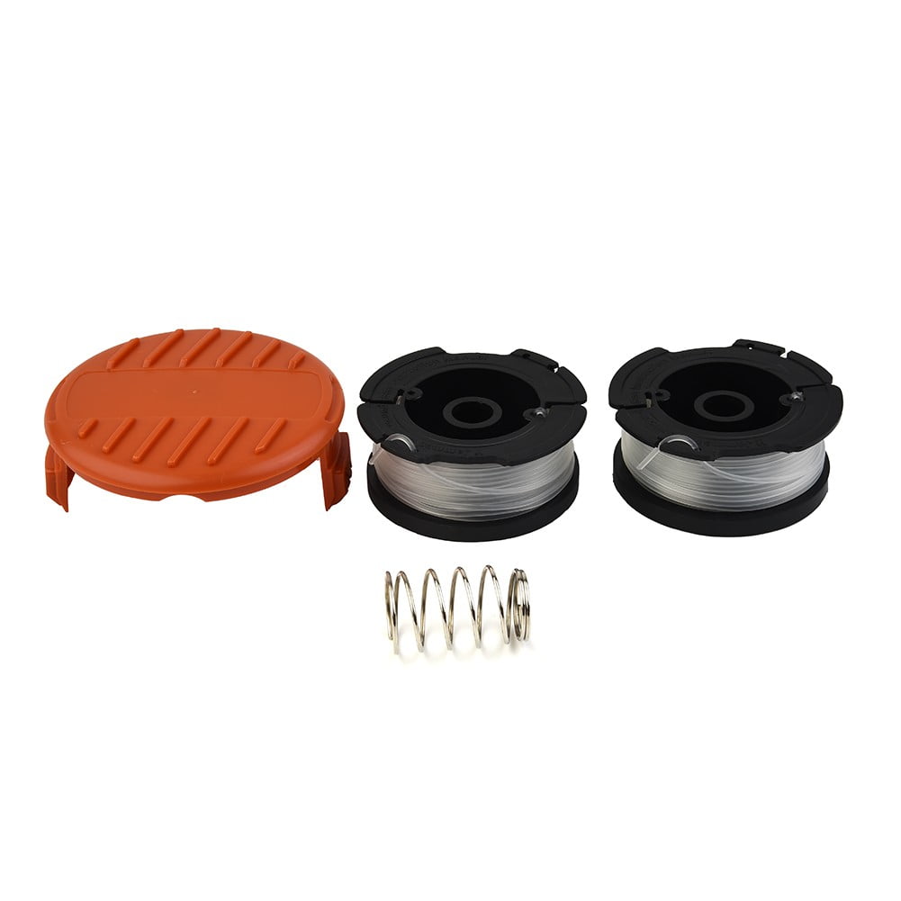 3 Pcs Strimmer Cover Cap And Spool And Line For Black & Decker String ...