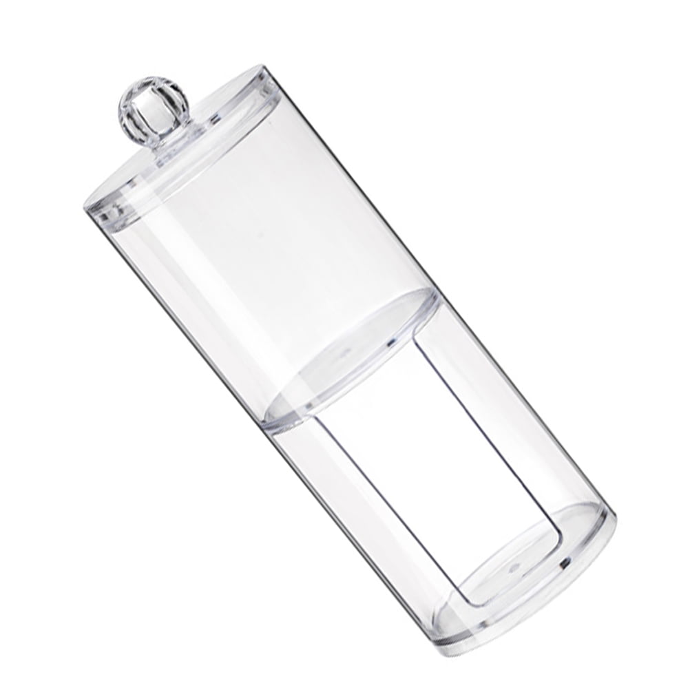 3 Pcs Swabs Oval Cotton Storage Box Acrylic Waterproof Pad Holder ...