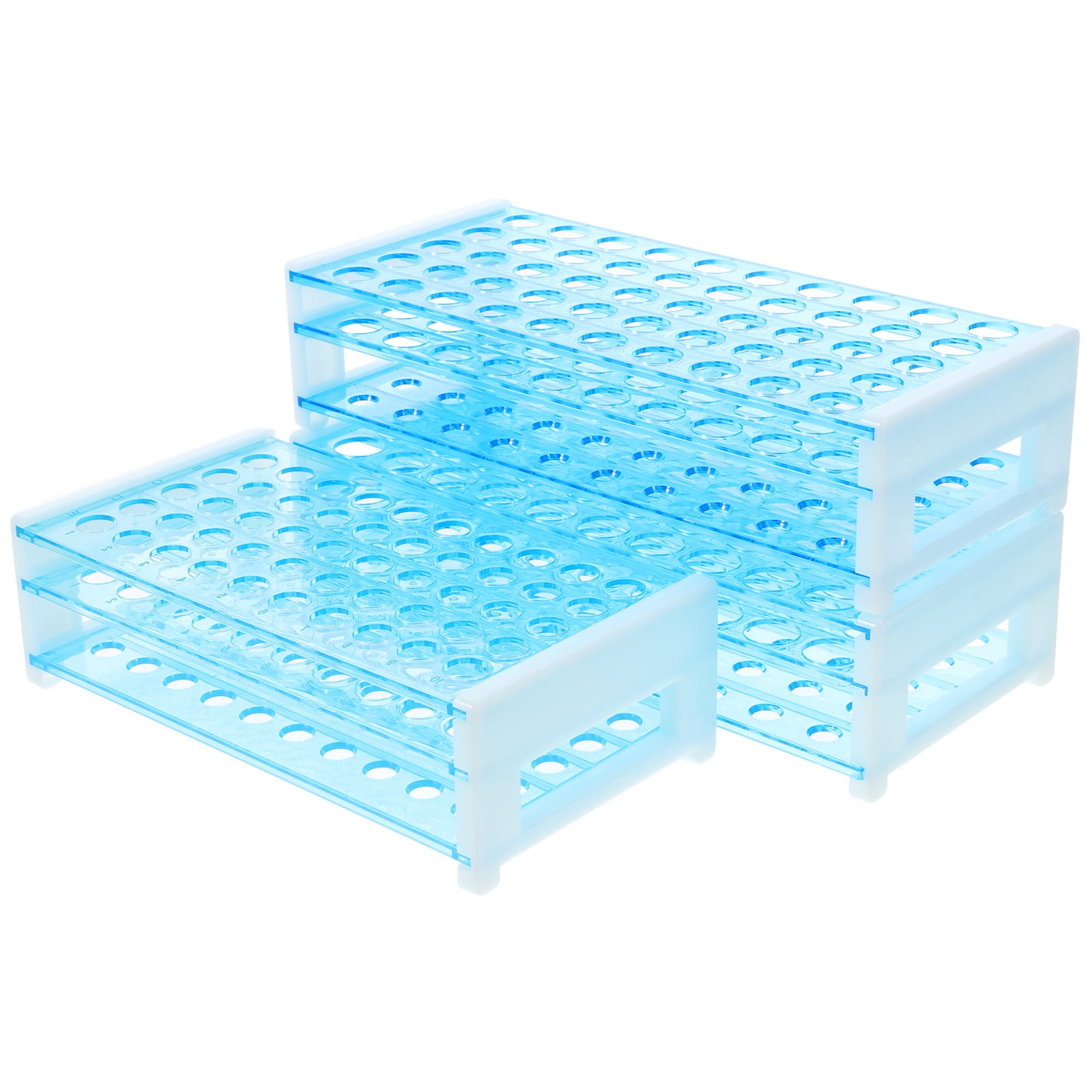 WHAMVOX 3pcs Laboratory Test Tube Holder with 50 Holes for Storage Use ...