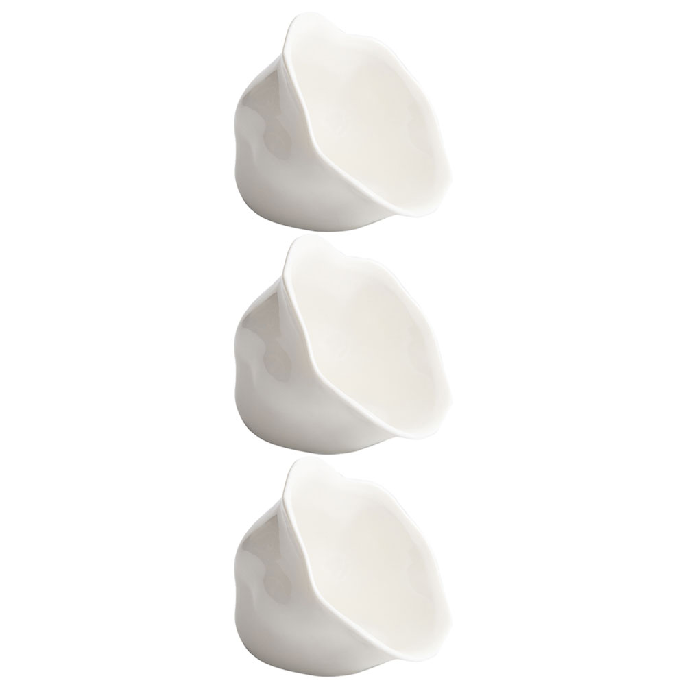 3 Pcs The Dish Tomato Paste Bowls Soy Sauce Dishes Digging Ceramic ...