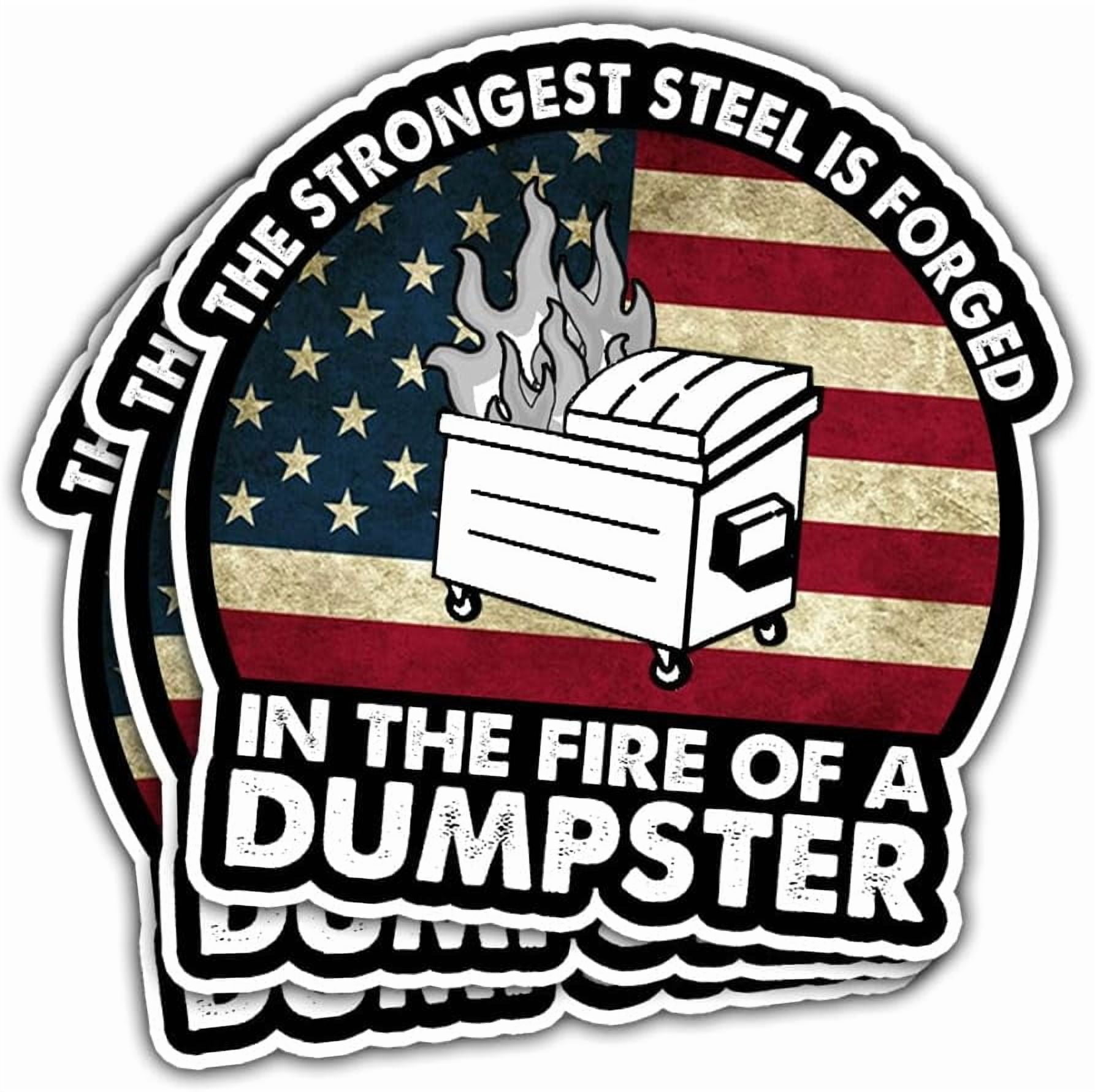 3 Pcs The Strongest Steel Sticker Vintage Funny, Motivational The ...