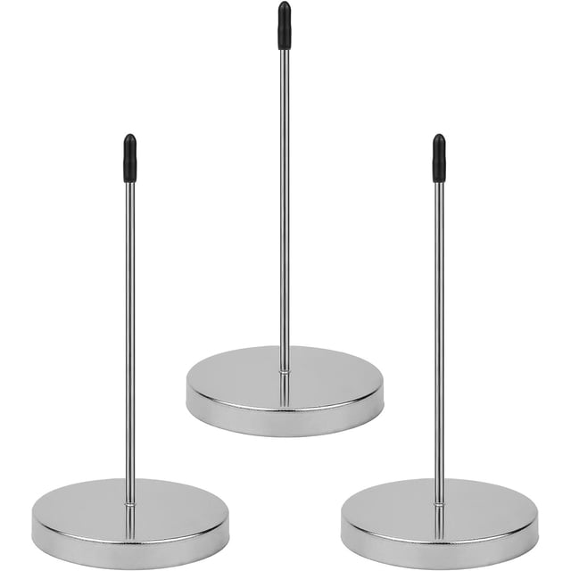 3 Pcs Ticket Spike, Receipt Spike Holder, Metal Bill Holder, Straight ...