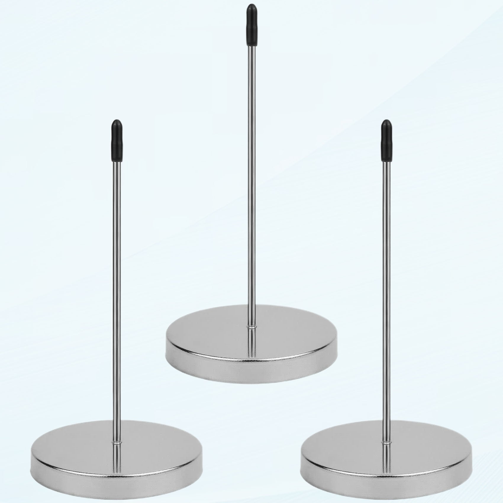 3 Pcs Ticket Spike, Receipt Spike Holder, Metal Bill Holder, Straight ...