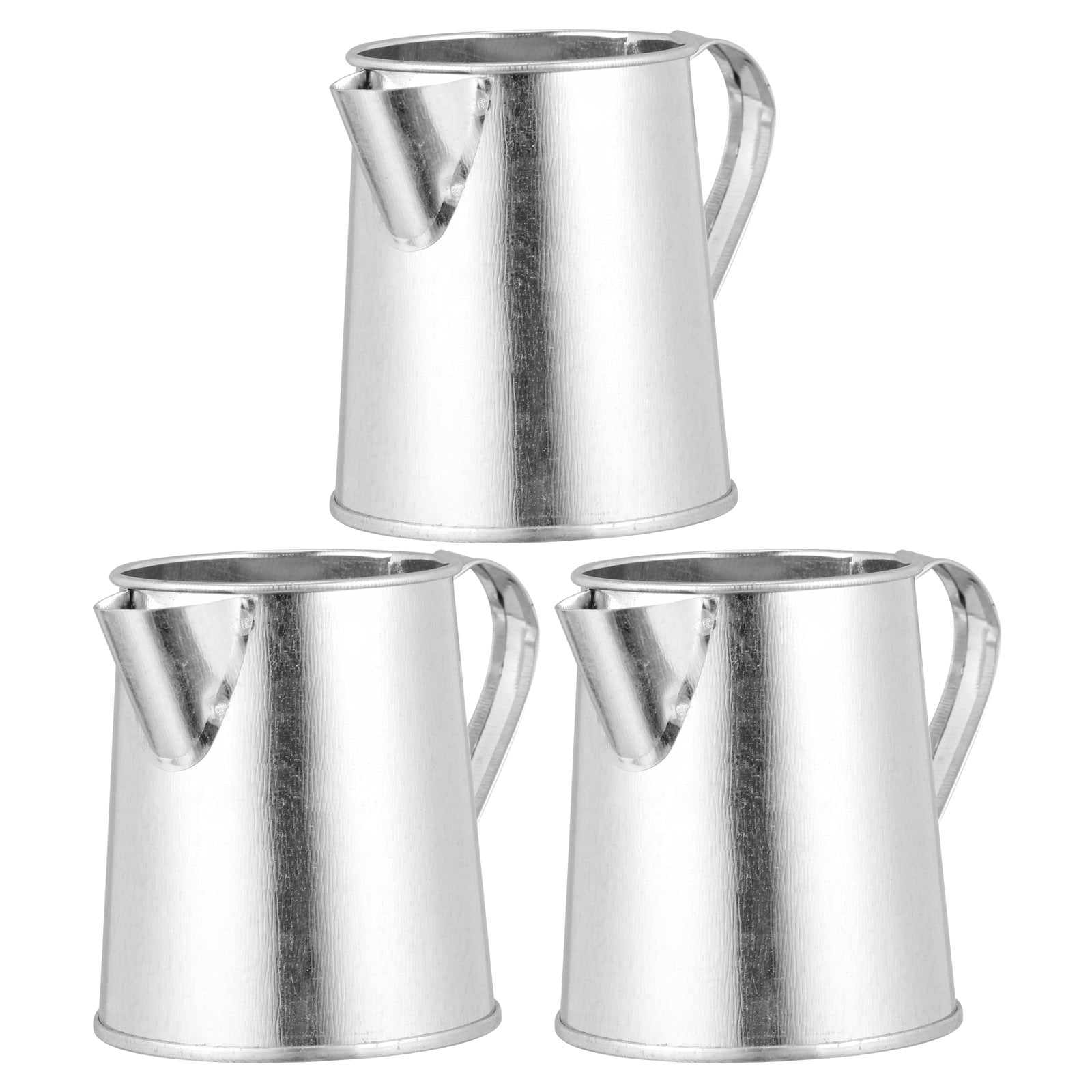 3 Pcs Tin Vase Jug for Flowers Jugs Retro Decor Floral Containers ...