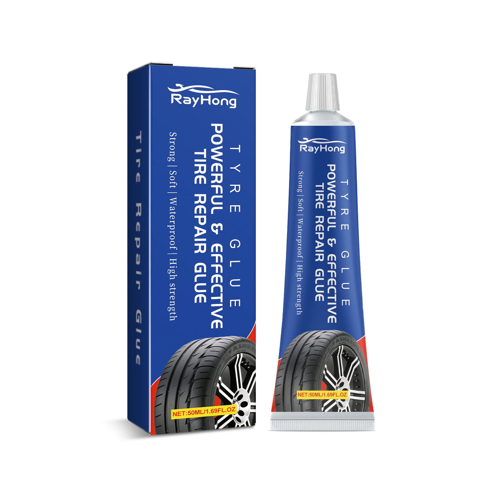 3 Pcs Tire Repair Rubber Adhesive 50ml - Quick Puncture Fix for Cars ...