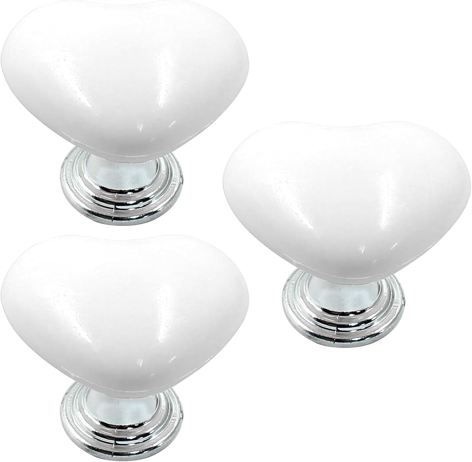 3 Pcs Toilet Flush Tank Button Love Shape Toilet Push Button Women ...