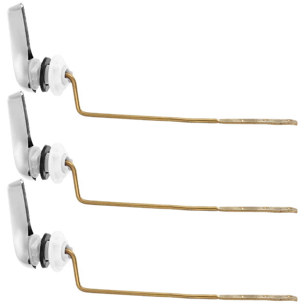 3pcs Toilet Flush Handle Replacement Side Mount Lever - Walmart.com