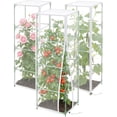 3 Pcs Tomato Netting for Garden Protection, 57" X 17.7" X 17.7" Square ...